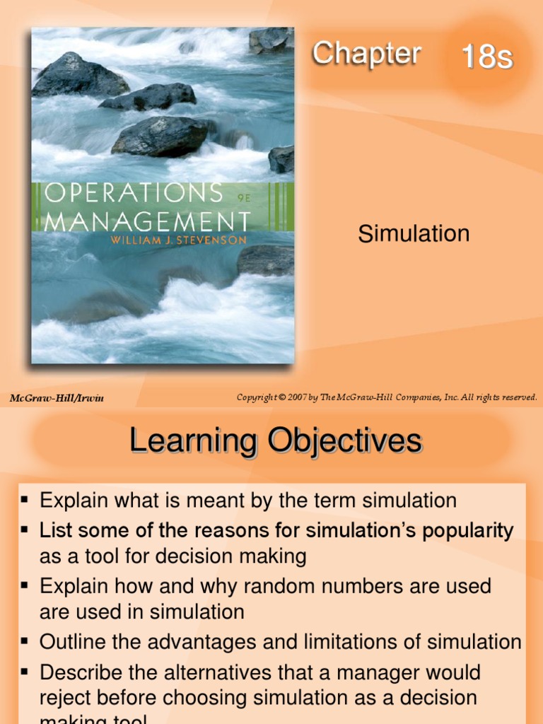 Simulation: Mcgraw-Hill/Irwin | PDF | Business | Computers