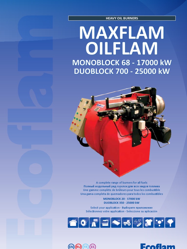 MAXFLAM and OILFLAM Burner Overview | PDF | Fuels | Physical Universe