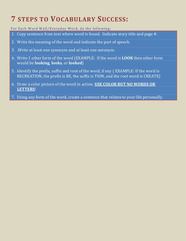 Vocabulary Building Guide | PDF | Foreign Language Studies | General ...