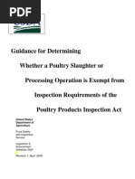 Audit of Poultry Breeder Flocks: Checklist For Compliance With Chapters ...