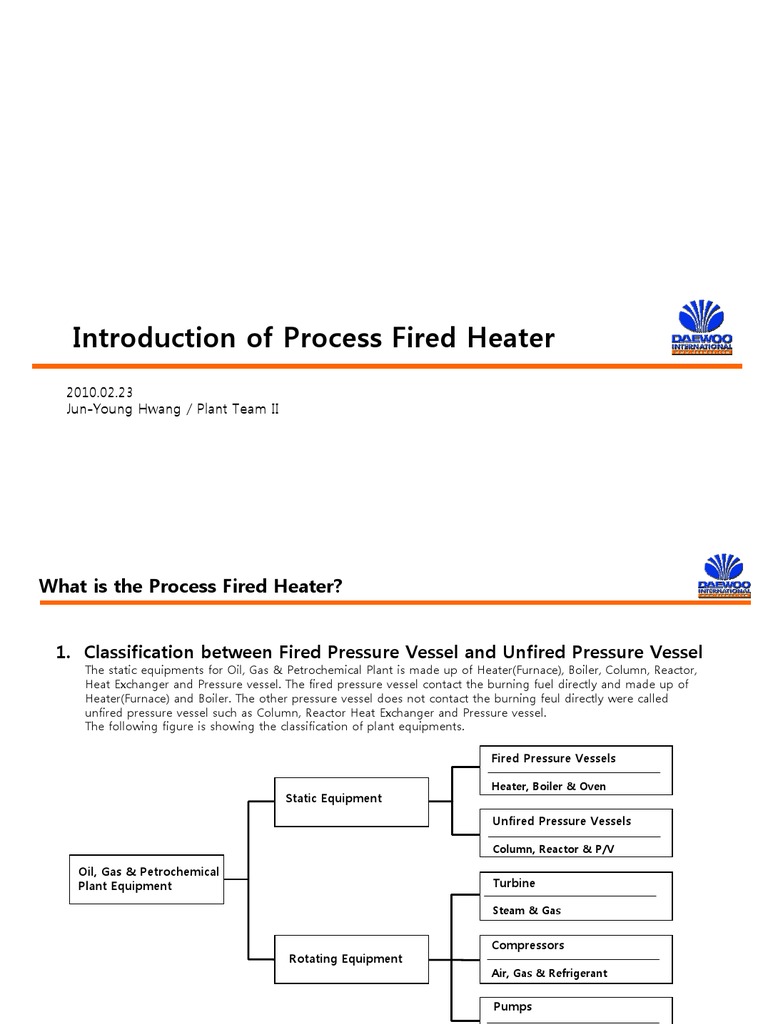 Introduction of Fired Heaters | PDF | Cracking (Chemistry) | Oil Refinery