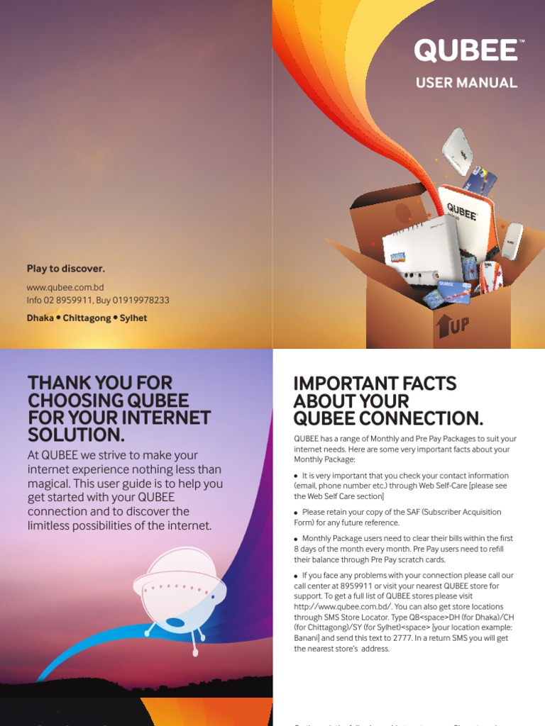 User Guide Qubee | PDF | Wi Fi | Password