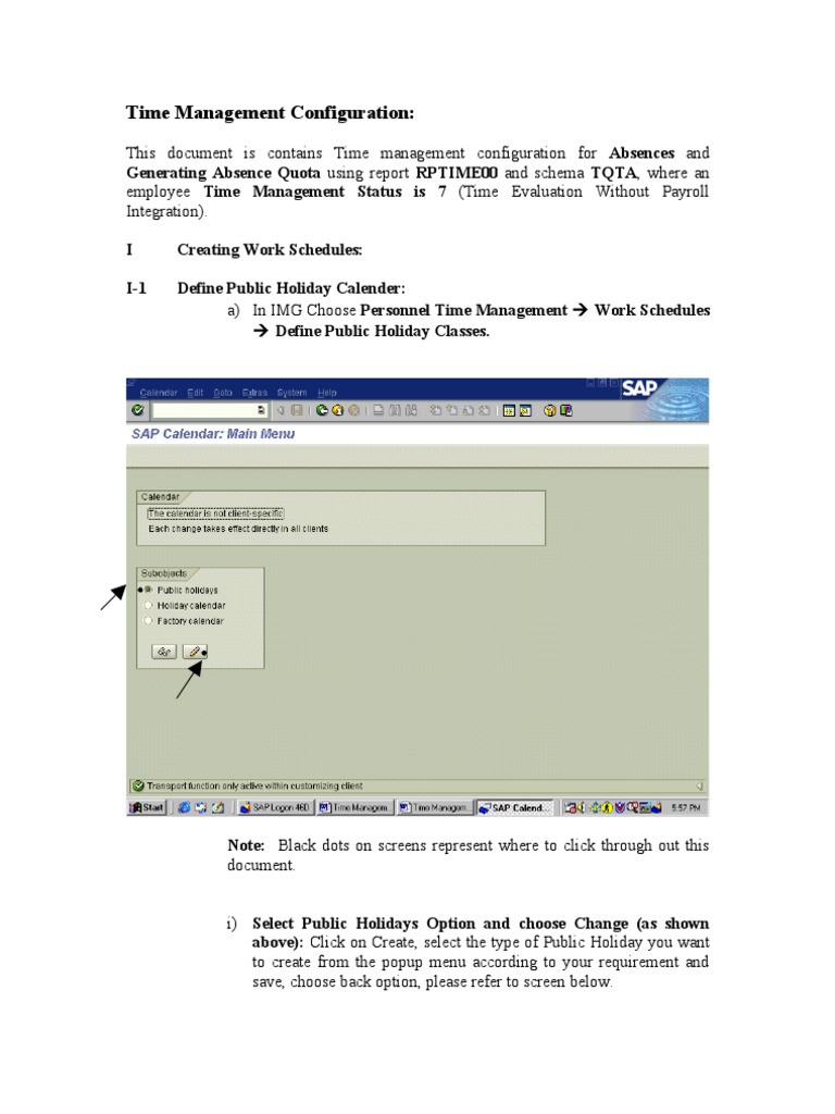 Sample Time Management Configuration Guide | PDF | Accrual | Computing