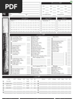 Call of Cthulhu 7E Rules Cheat Sheet | PDF