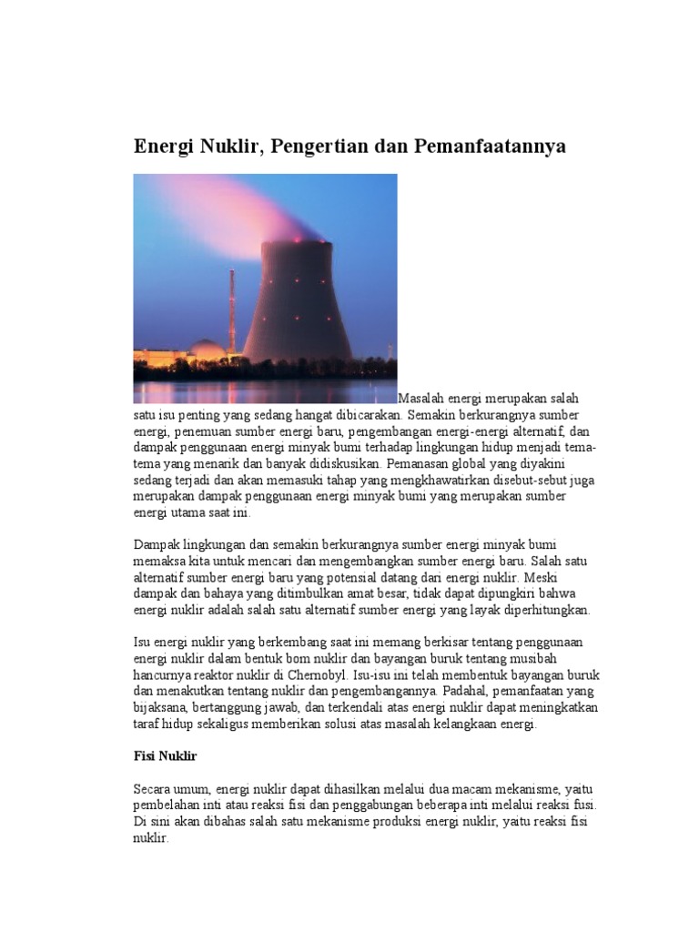 Energi Nuklir | PDF