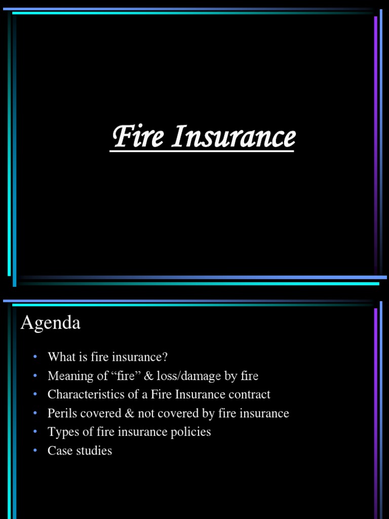 Fire Insurance 2012 | PDF | Fires | Property Insurance