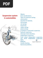 Suspension System | PDF | Suspension (Vehicle) | Vehicles