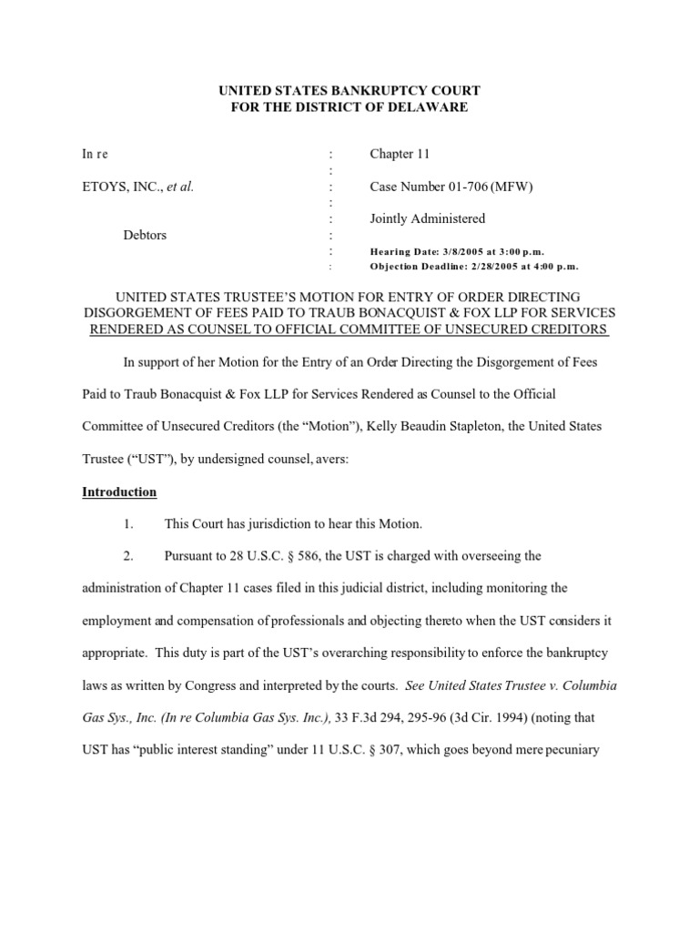 Paul Traub Lied - Disgorge Motion - See Part 19 and 35 | PDF | Chapter ...