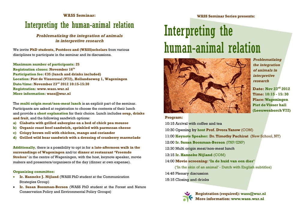 Interpreting The Human-Animal Relation: Problematizing The Integration ...