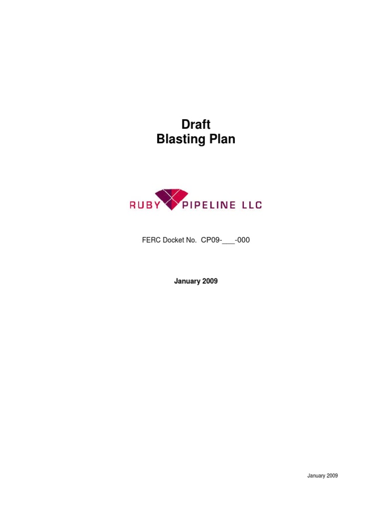 Blasting Plan Trench | PDF | Explosive Material | Lightning
