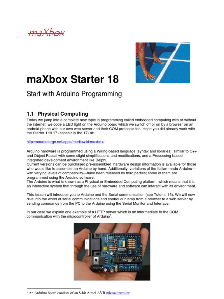 Maxbox Starter 18: Start With Arduino Programming | PDF | Hypertext Transfer Protocol | Port ...