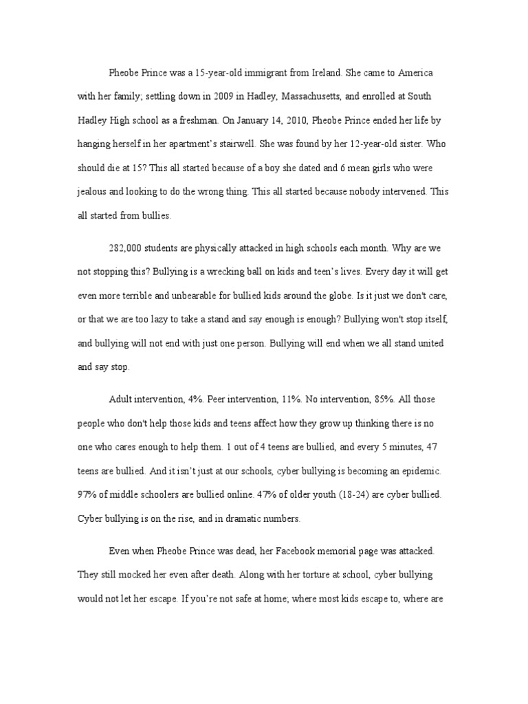 My Speech for Bullying | Bullying | Abusive Behaviour