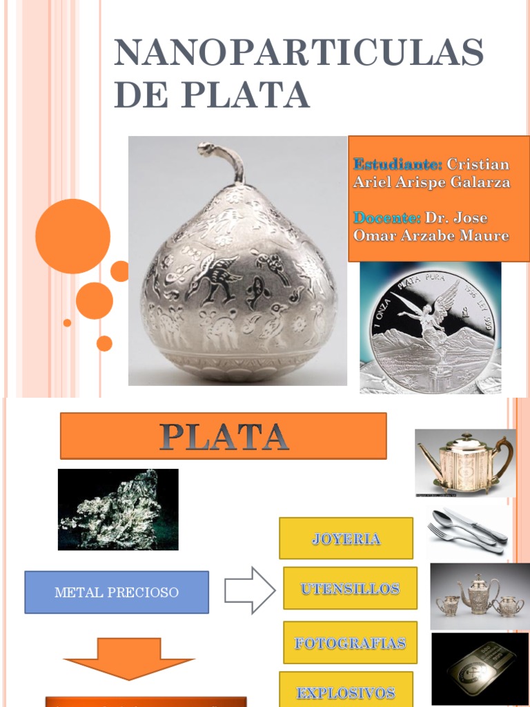 Nanoparticulas de Plata -Presentacion Inorganica II