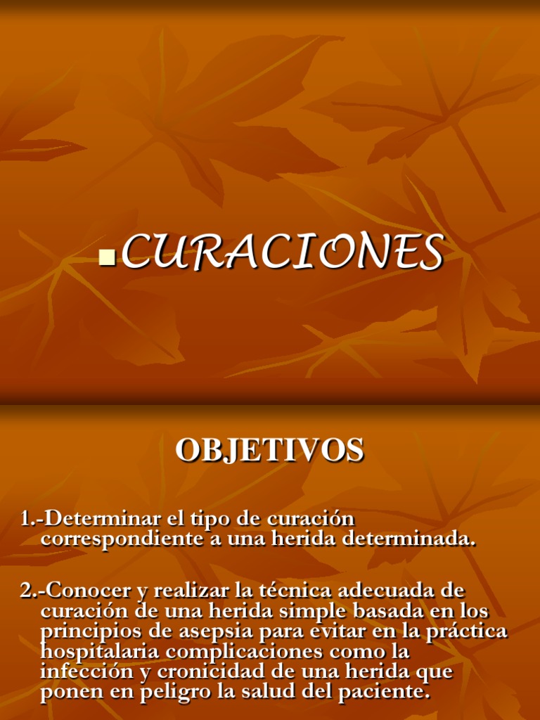 Curación de Heridas: Técnicas y Materiales | PDF | Herida | Lesión