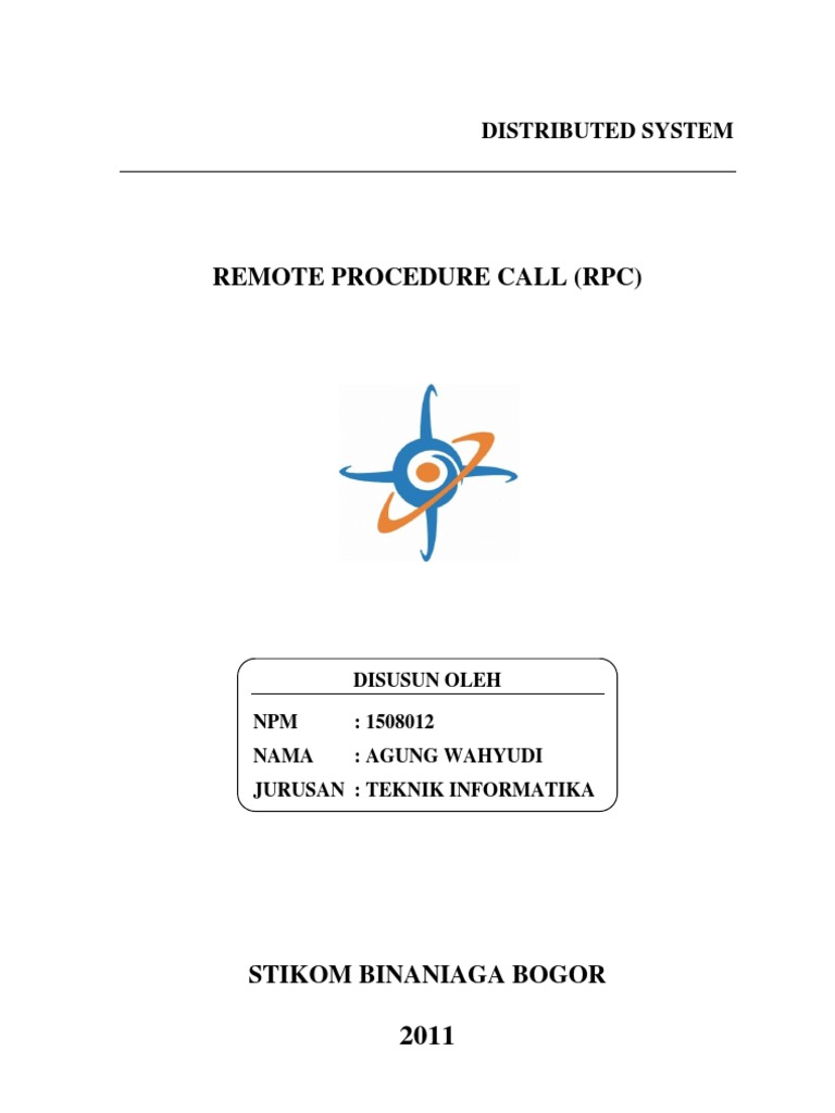 Remote Procedure Call (RPC) : Distributed System | PDF
