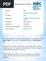 Ifc Organization Chart | PDF | International Finance Corporation ...