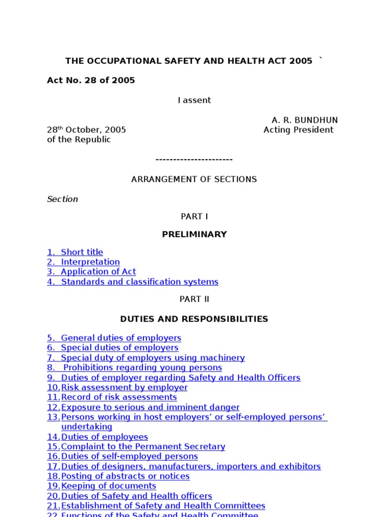 Osha 2005 | PDF | Employment | Occupational Safety And Health