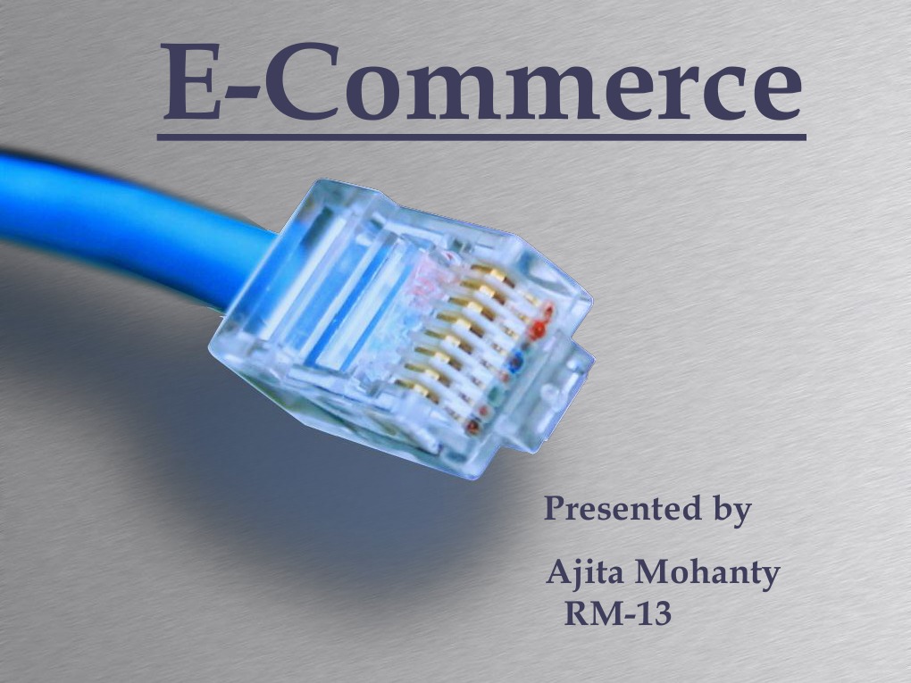 E Commerce | PDF | E Commerce | Electronic Data Interchange