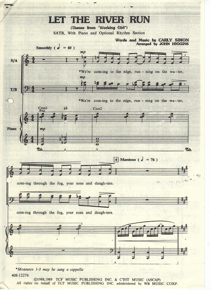 Let The River Run | PDF