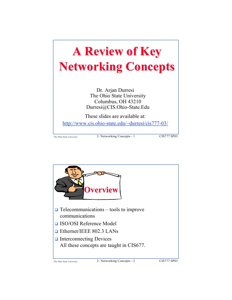 A Review of Key Networking Concepts | PDF | Internet Protocols ...