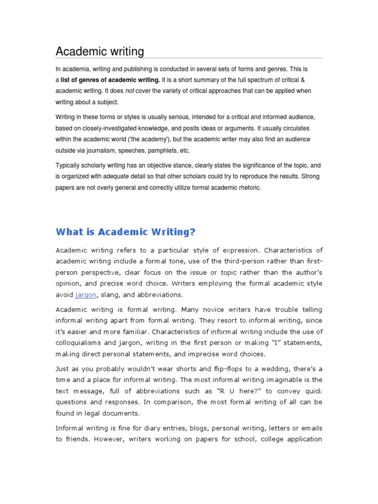 Academic Writing | Epistemology | Cognitive Science