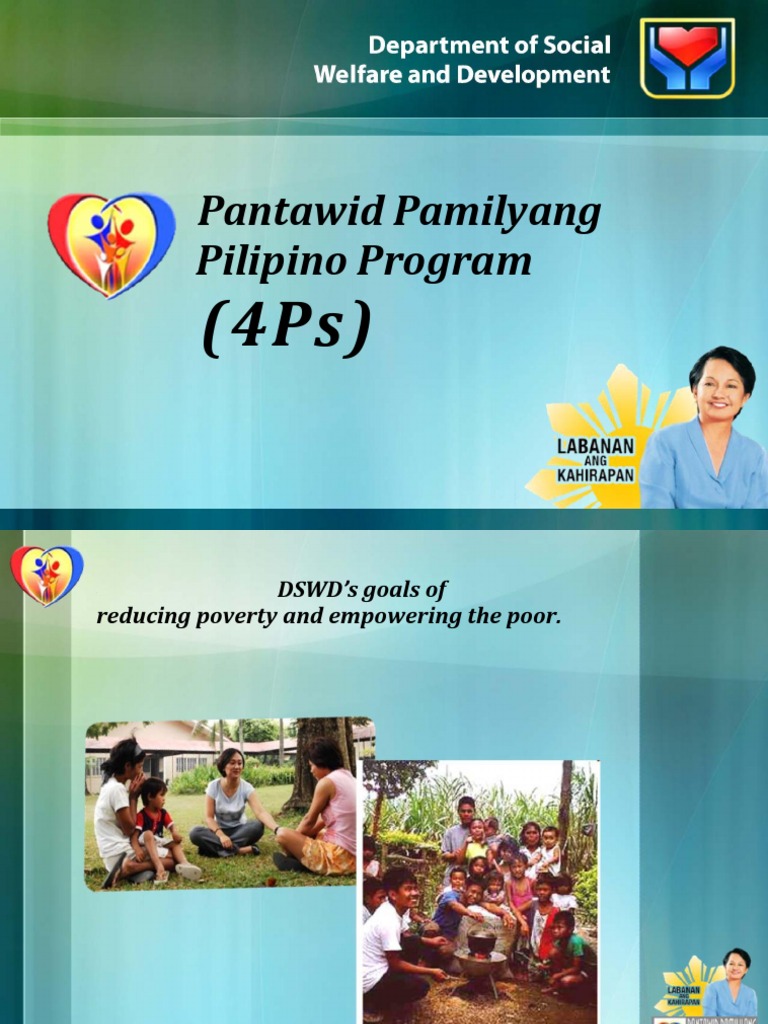 Pantawid Pamilyang Pilipino Program Logo 4P's