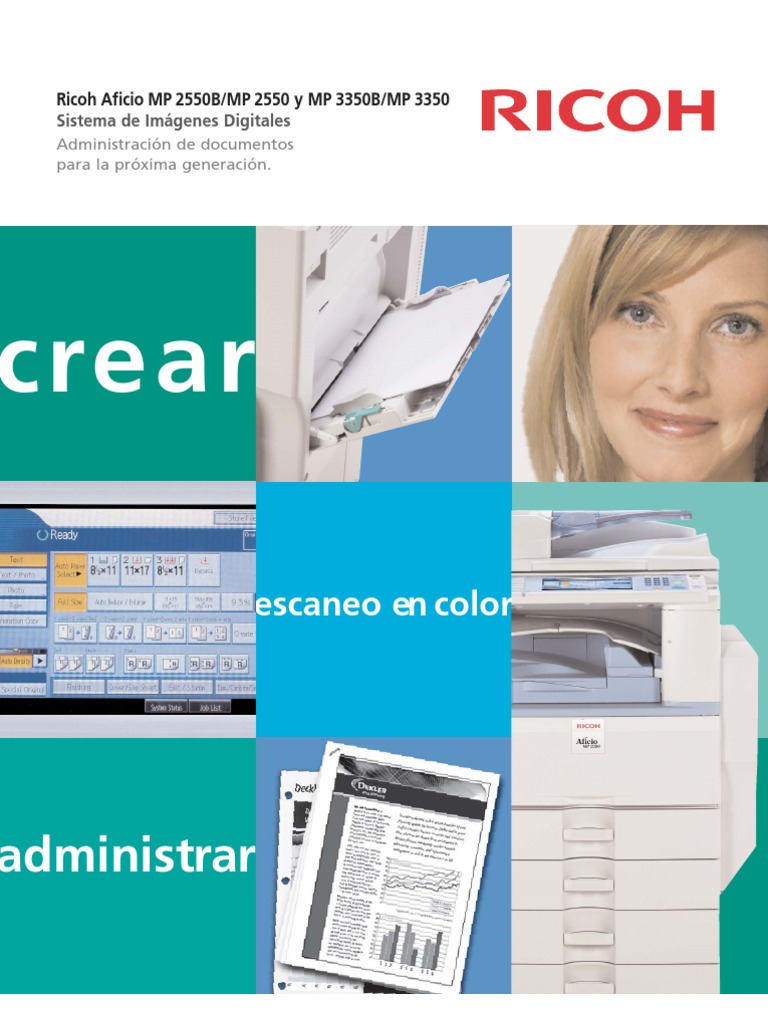Ricoh MP3350 | PDF | Fax | Impresora (Computación)