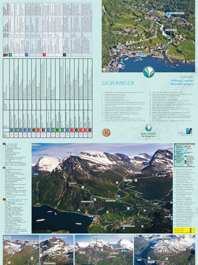 Geiranger Map | PDF