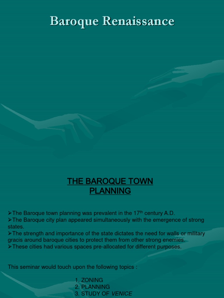 Baroque Town Planning | PDF | Venice | Urban Planning
