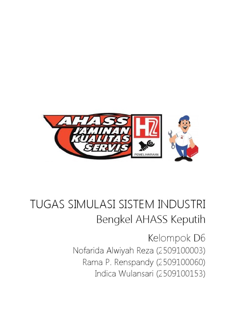 Simulasi Antrian Bengkel With Arena | PDF