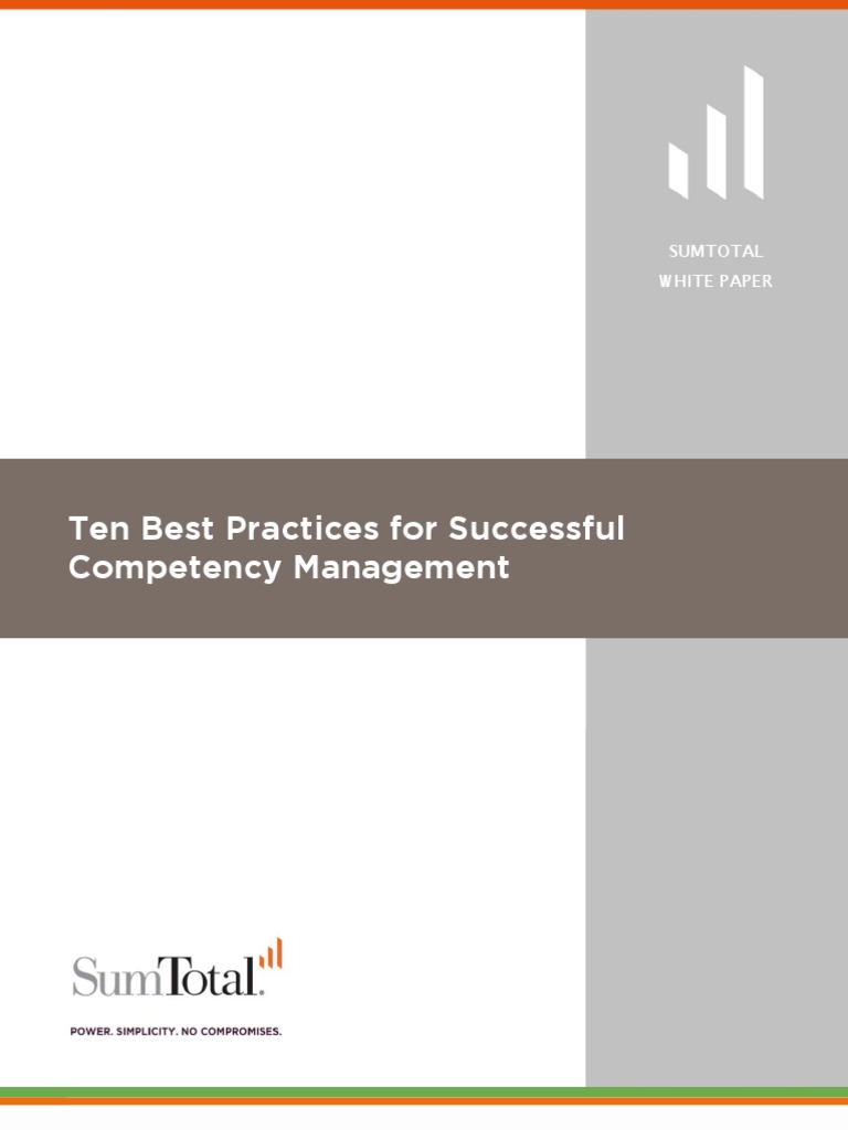 10 Steps Successful Competency Management | PDF | Competence (Human ...