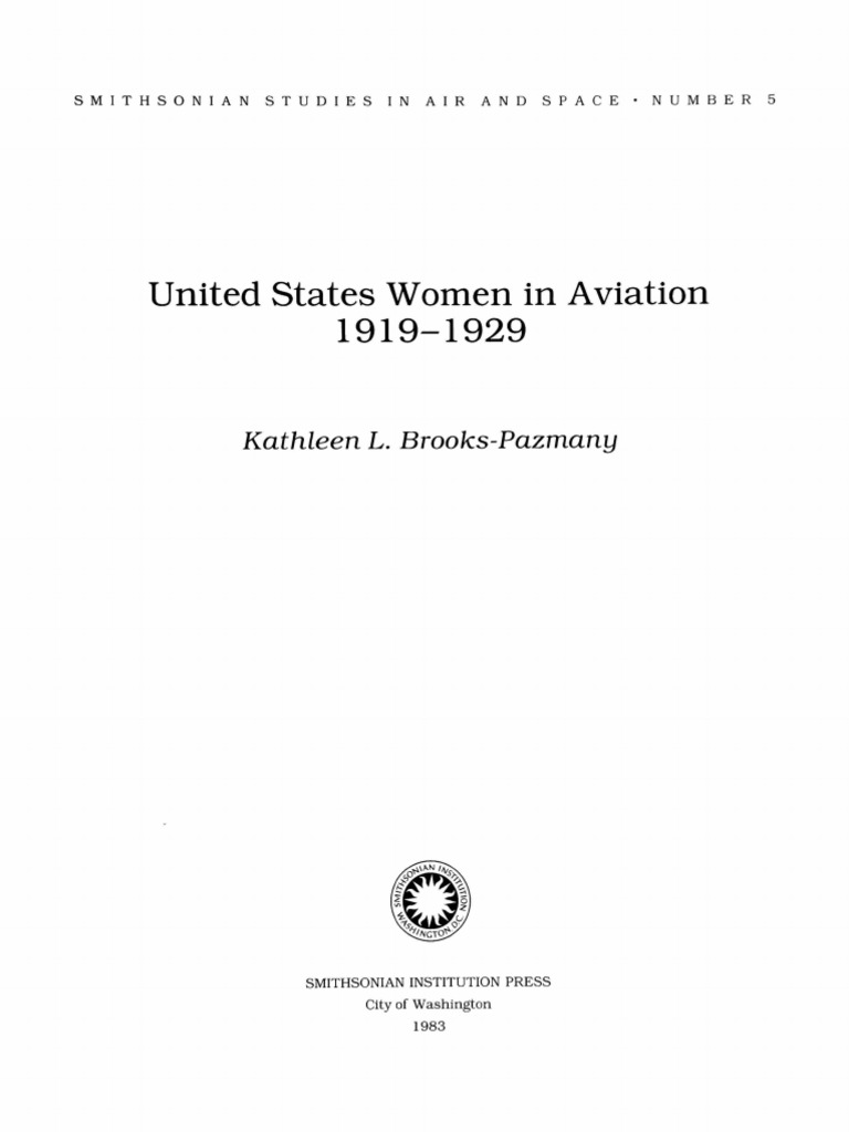 Women in U.S. Aviation: 1919-1929 | PDF | Aviation