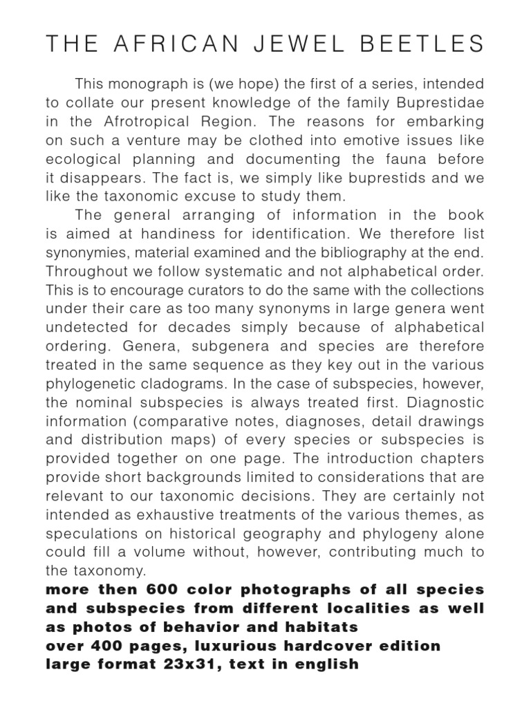 Julodis Leaflet | PDF | Anatomical Terms Of Location | Species
