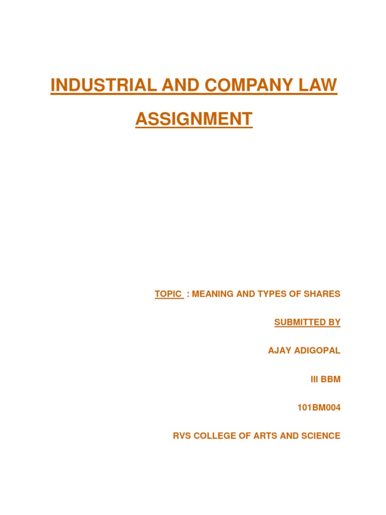 Meaning and Types of Shares | PDF | Preferred Stock | Dividend