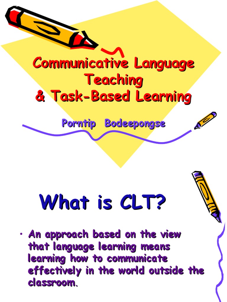 Communicative Language Teaching | PDF