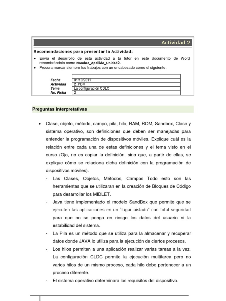 Dispositivos Moviles | PDF | Java (lenguaje de programación) | Hilo (Computación)