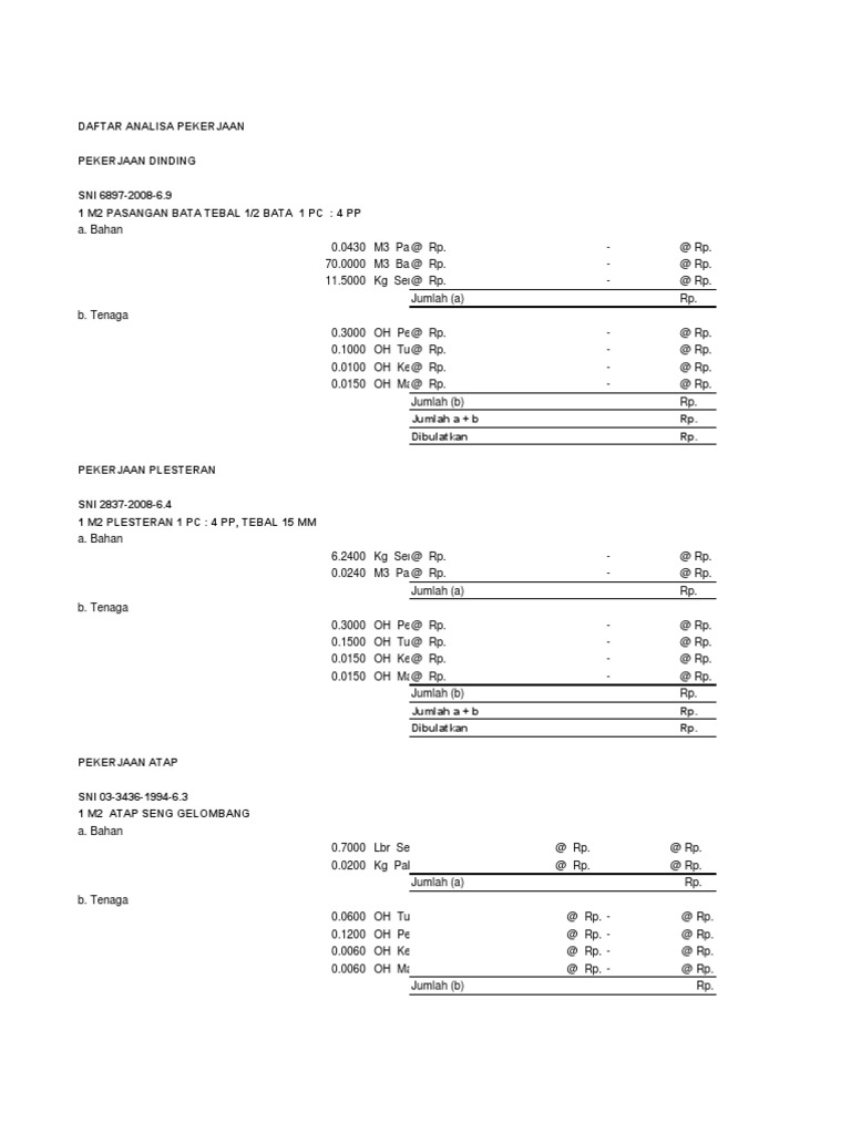 Rab Renovasi Atap Tempat Ibadah) | PDF