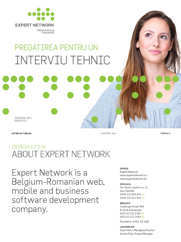 ExpertNetwork RaduIscu Interviu | PDF