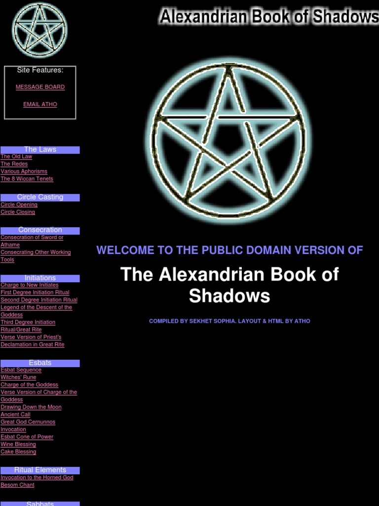 Alexandrian | Wicca | Witchcraft
