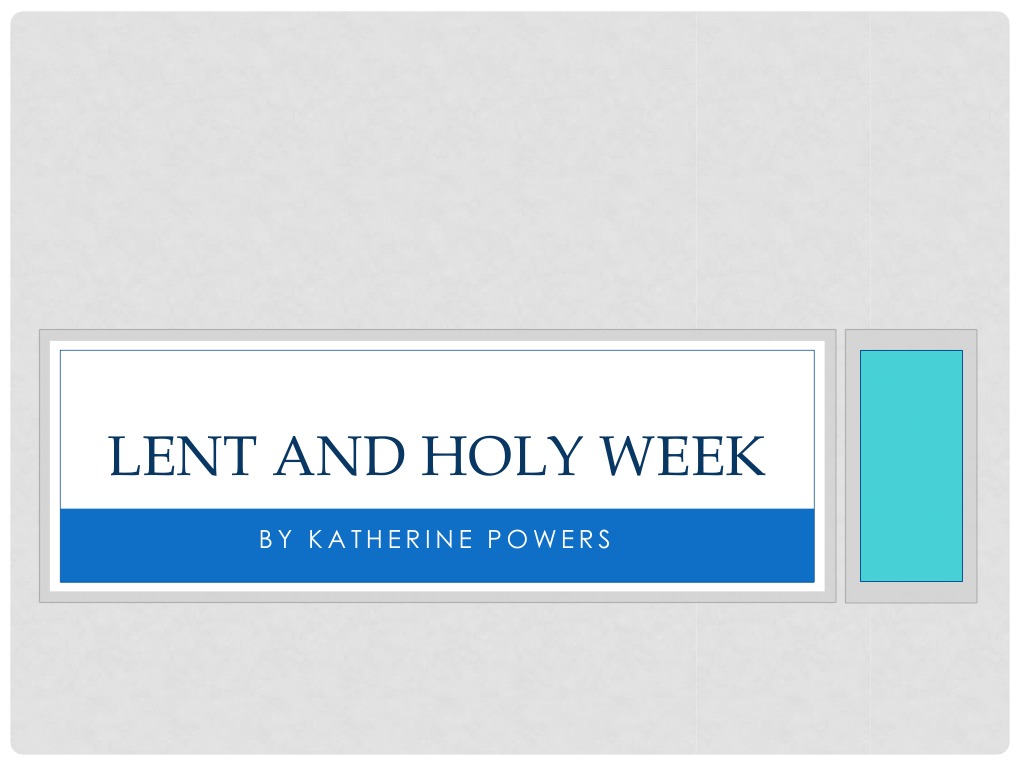 Lent and Holy Week: Forgiveness and Renewal | PDF | Penance | Christian ...