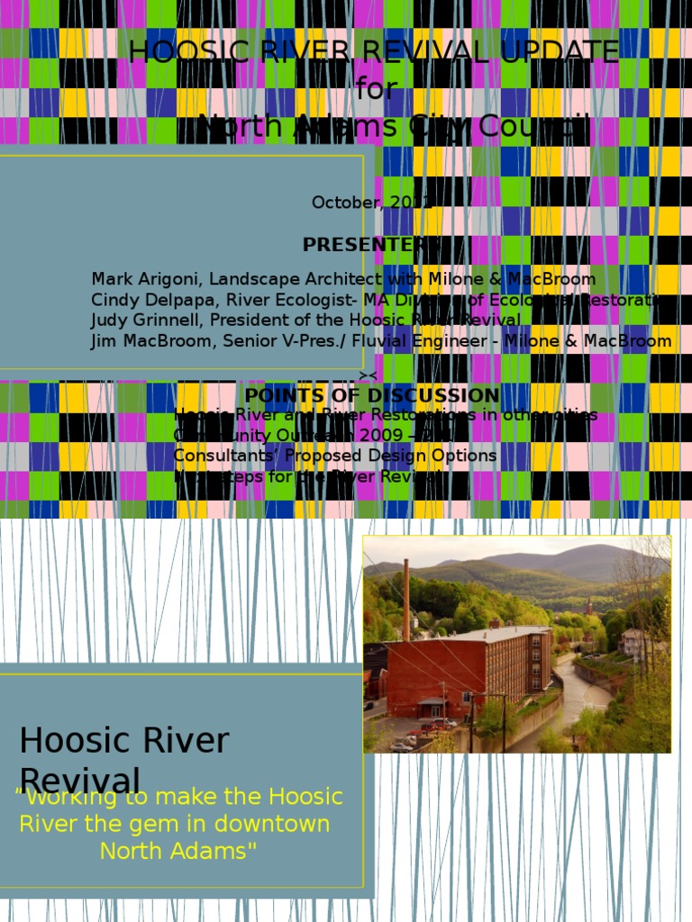 Hoosic River Revival Presentation | PDF | Flood | Systems Ecology