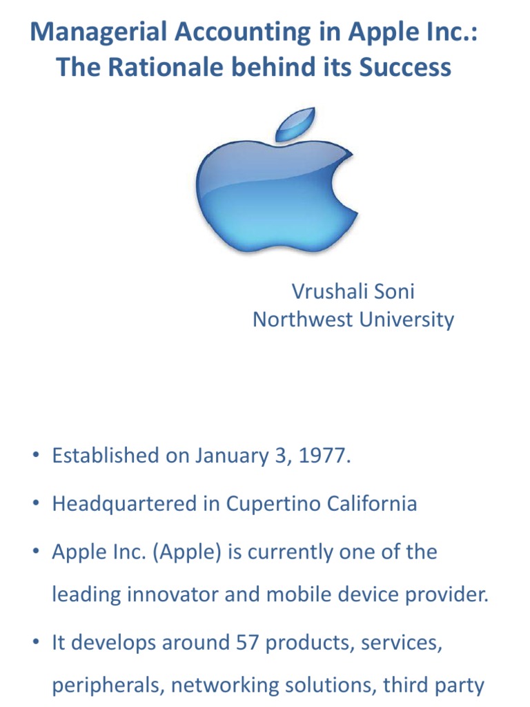 Managerial Accounting in Apple Inc | PDF | Apple Inc. | I Pod