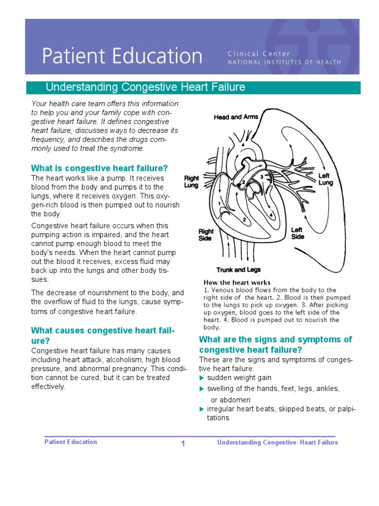 Understand Congestive Heart Failure | PDF | Heart Failure | Heart