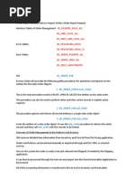Oracle R12 Apps - Order Management Tables & Descriptions | PDF | Cheque ...