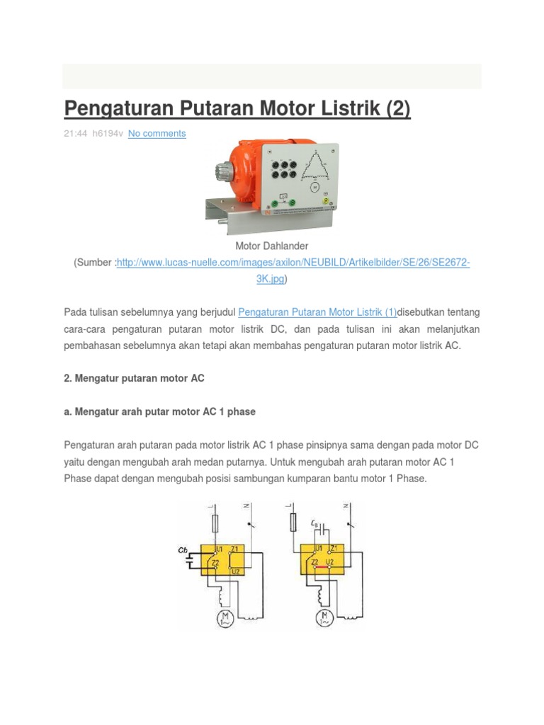 Gambar Motor Listrik Ac - Stylecustom