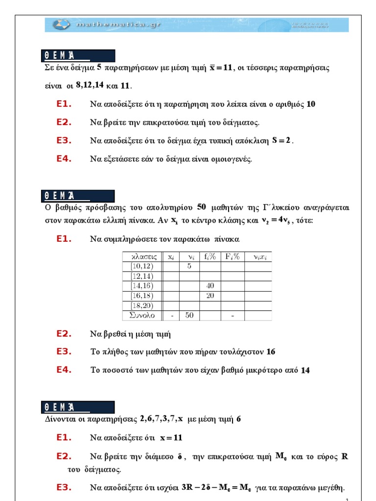 90 Επαναληπτικές ασκήσεις 2012 σε word για το ΕΠΑ.Λ (Mathematica) | PDF