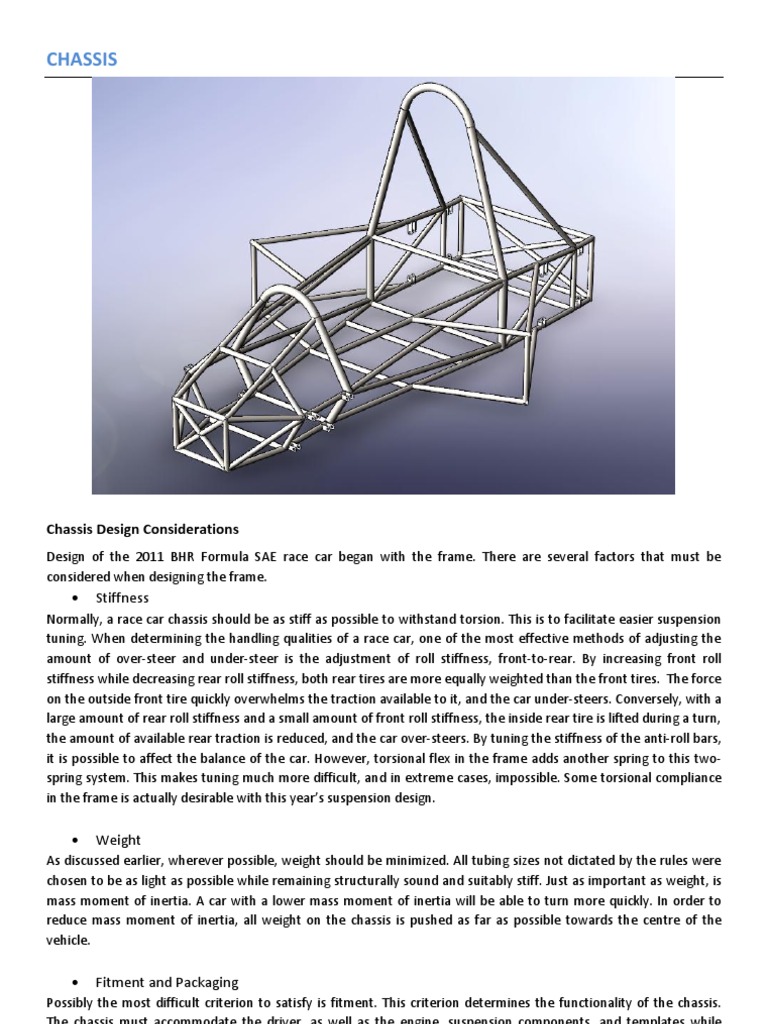 Chassis, Aerodynamics and Fea | PDF | Resonance | Composite Material