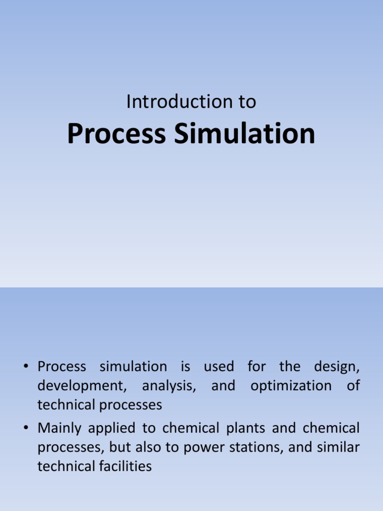 Introduction To: Process Simulation | PDF | Conceptual Model | Simulation
