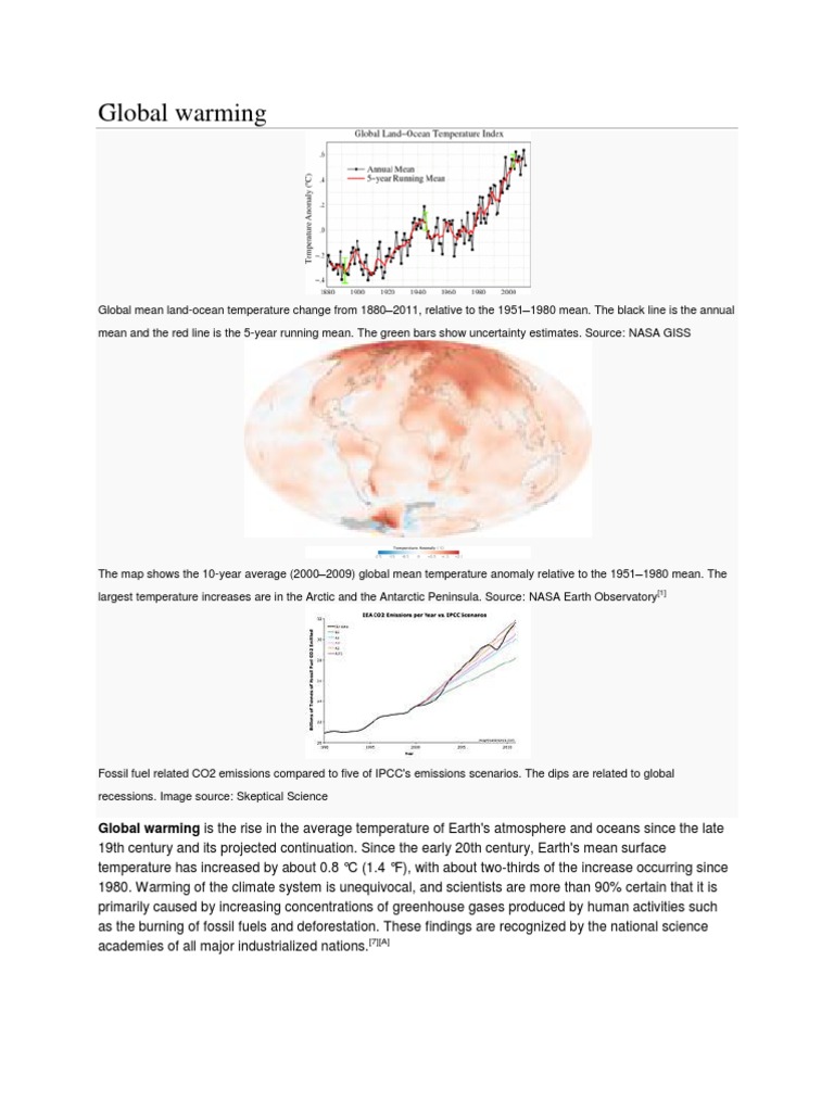 Global Warming: Trends and Impacts | PDF