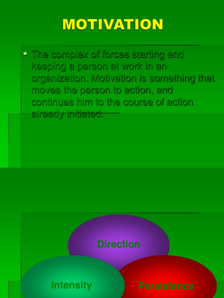 Motivation | PDF